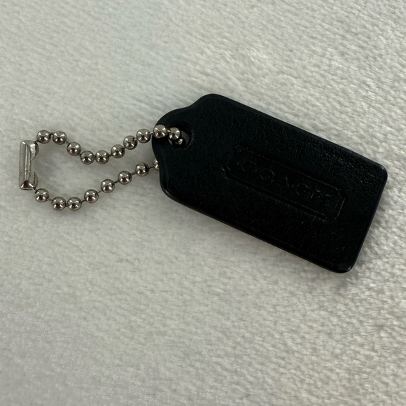 Coach | Bags | Coach Black Bag Tag | Poshmark